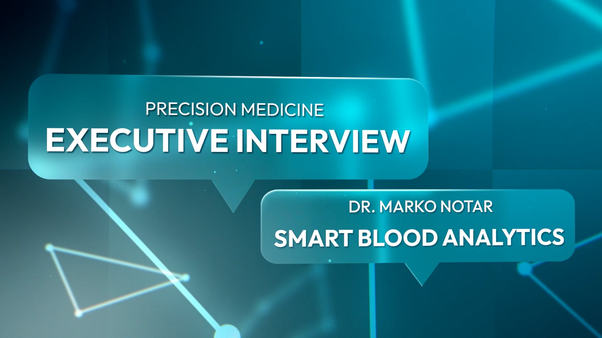 Interview with Dr. Marko Notar, Smart Blood Analytics | Thought ...